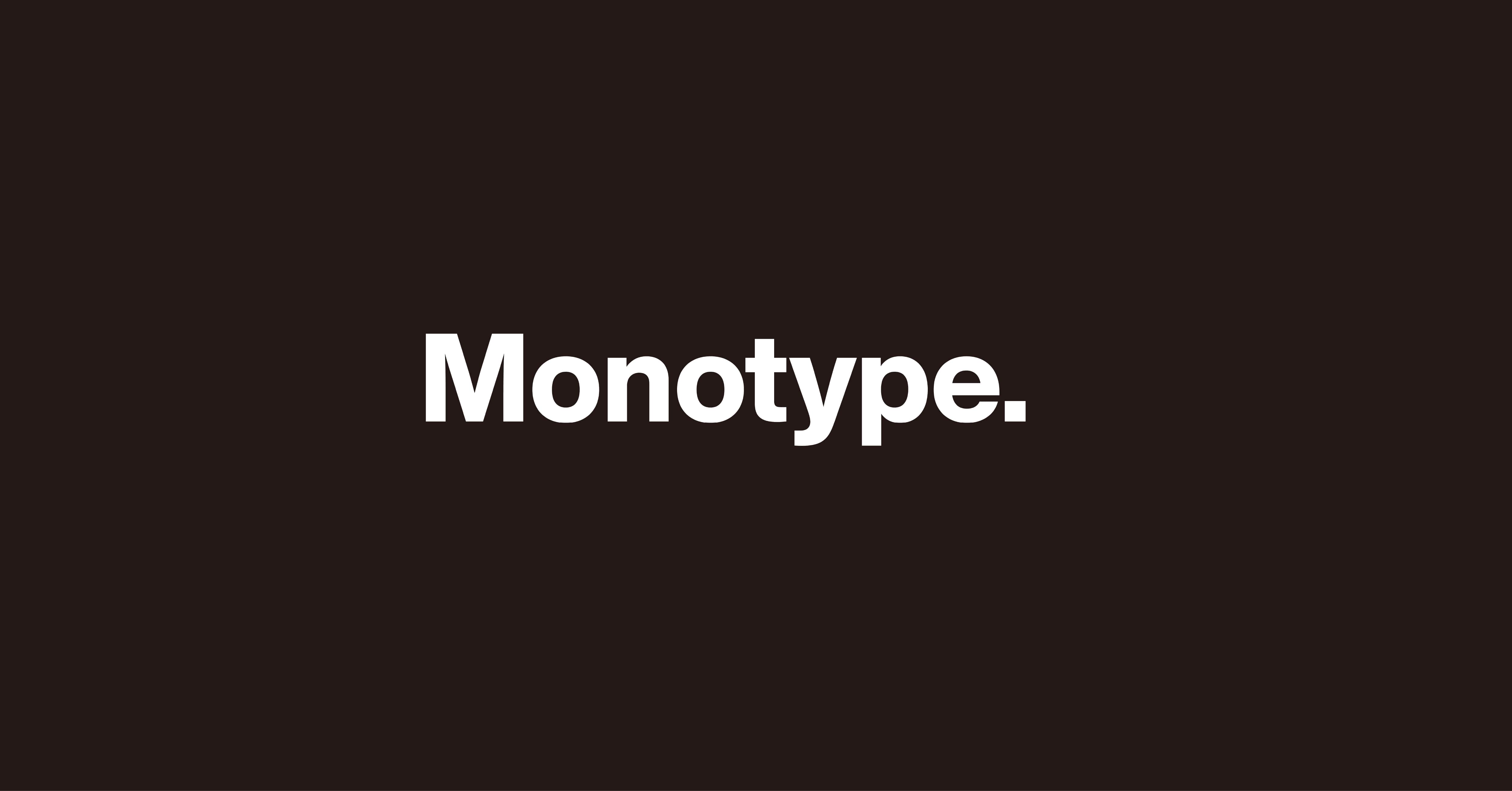 Monotype 모노타입 | 브랜드의 시작은 서체로부터 — Monotype.